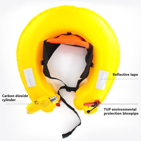 Automatic Inflatable Life Jacket Adjustable Buckle Nylon Large Buoyancy ...