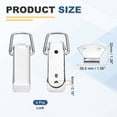 Uxcell 4 Pcs 1.26 Inch 201 Stainless Steel Spring Loaded Toggle Latch ...