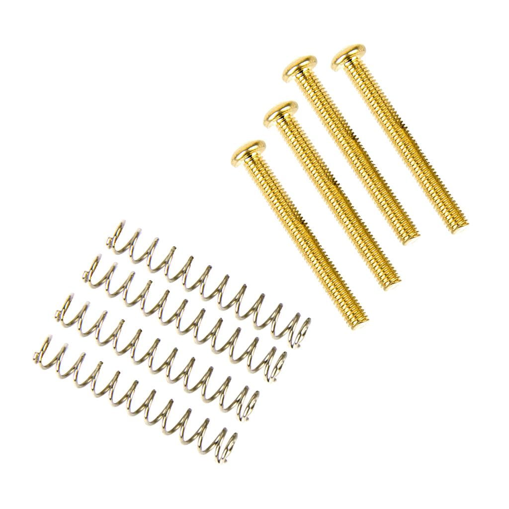 Screws with Springs for Guitar, Bass Pickguard, Pickguard And Back ...