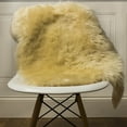 Genuine Sheepskin Rug Extra Soft Natural Pelt Champagne , Single Pelt 2 ...