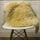 Genuine Sheepskin Rug Extra Soft Natural Pelt Champagne , Single Pelt 2 ...