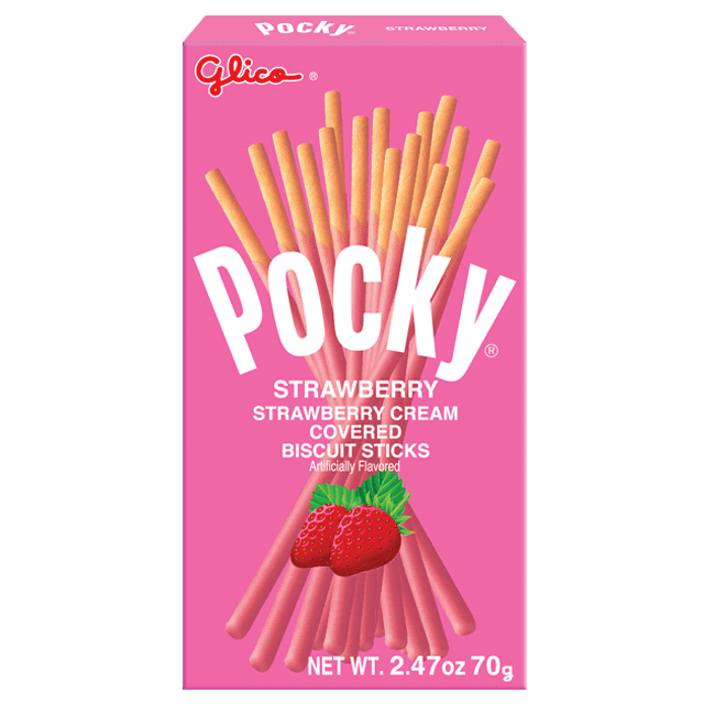 Pocky 70g Biscuit Sticks Strawberry Flavors - Walmart.com