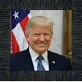 Donald Trump Official Framed Presidential Portrait, 10x10, Made in ...