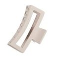 scunci Large Blush Beige Open Center Rectangular Claw Clip, Secure Hold - Walmart.com