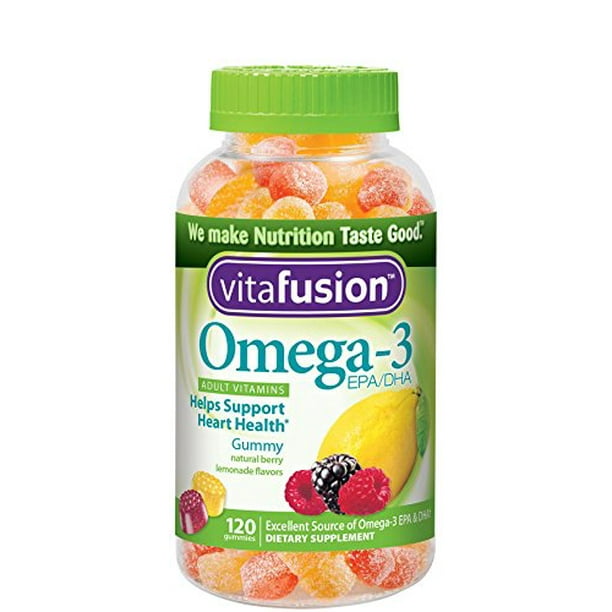 Vitafusion Omega-3 Gummies, 120 Count - Walmart.com