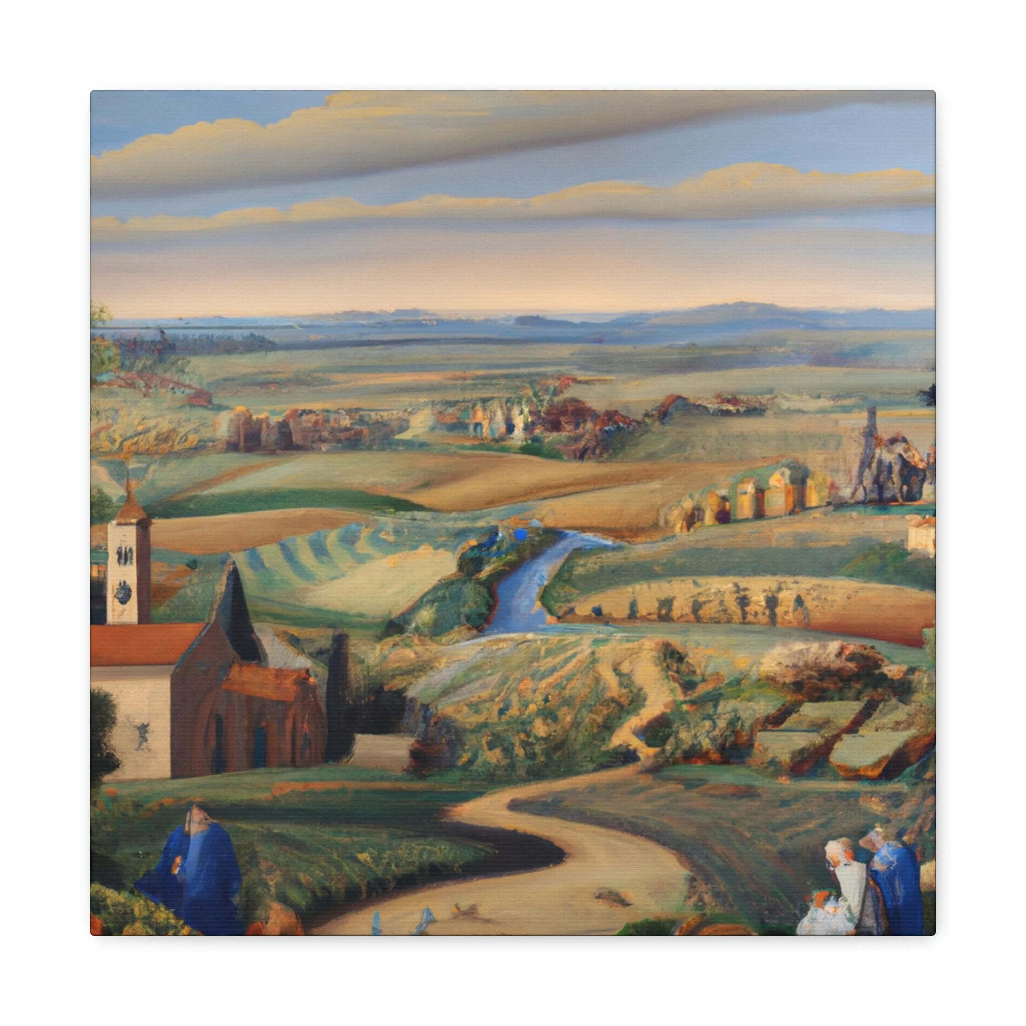 Reaping the Harvest Fields - Canvas - Walmart.com