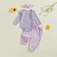 0-3 Months Infant One-Piece Romper Baby Girls Set Cute Floral Print Top ...
