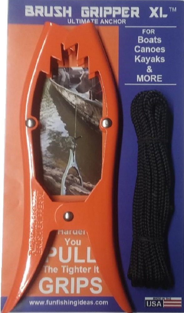 Brush Gripper XL - Ultimate Anchor - Securely anchor your Kayak, Canoe ...