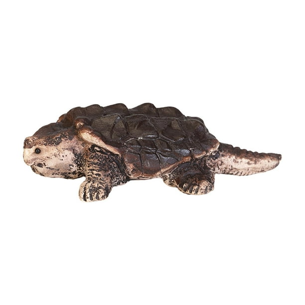 Snapping Turtle Figurine Tea Pet Sculpture for Bookcase Tea Room Living ...