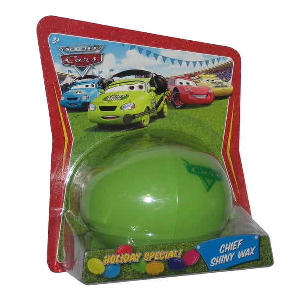 Disney Pixar Cars Movie Chief Shiny Wax Holiday Special Easter Egg Toy ...