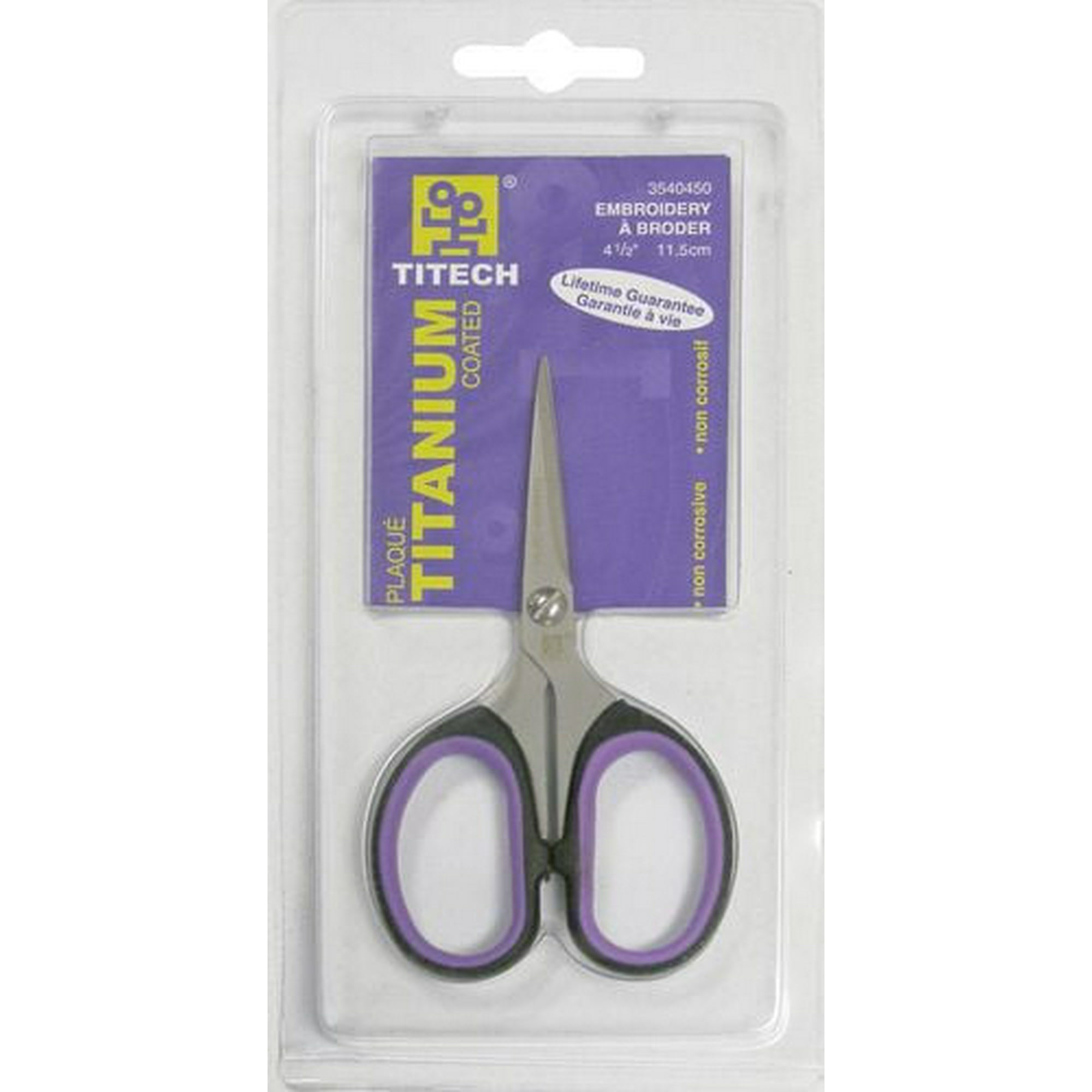 Click here for Titech Embroidery Scissors  Titanium Finish  4½″ (... prices