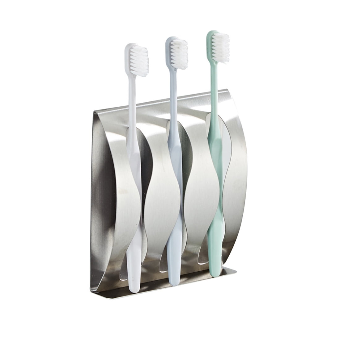 INTBUYING Three Hole Toothbrush Holder Stainless steel Toothbrush ...