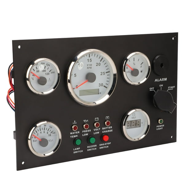 Aramox Engine Dashboard, Engine Dashboard With Engine Speed Oil ...