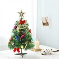 Coolmade Small Christmas Tree with Lights, Mini Desktop Decoration Tree ...