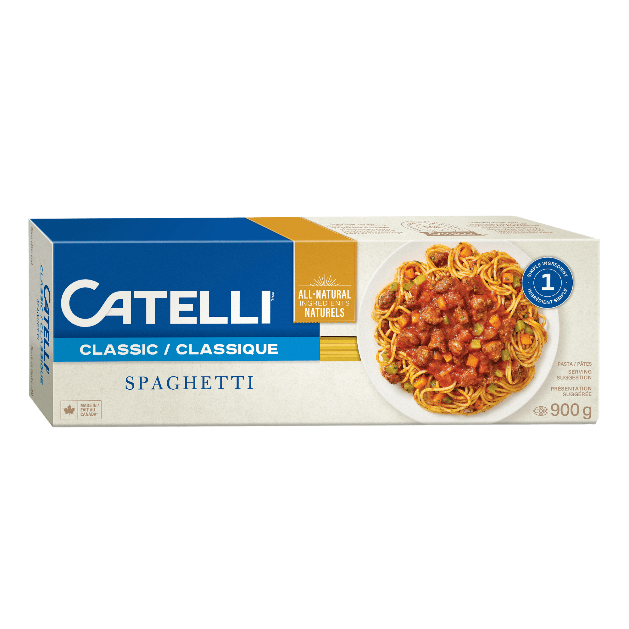 Click here for Catelli Classic All-Natural Spaghetti Pasta 900g 9... prices