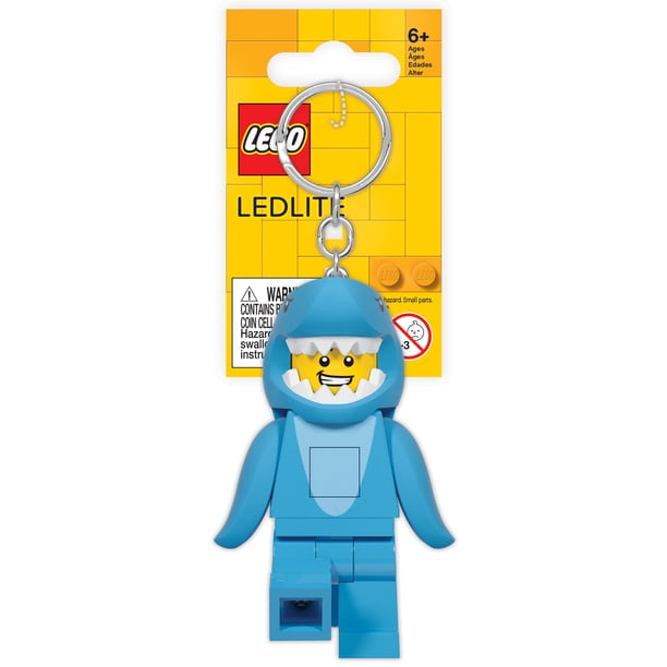 LEGO Iconic Shark Suit Guy Keychain Light, Ages 6 to Adult - Walmart.com