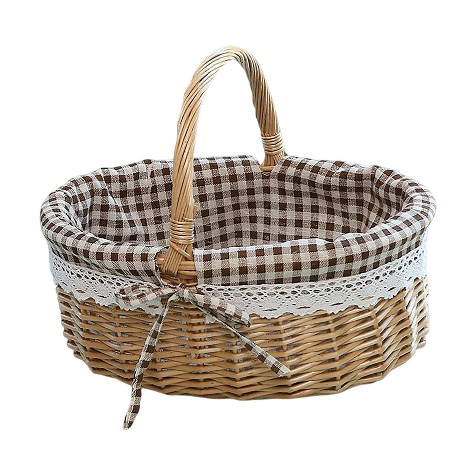 Cesto de picnic de mimbre Soledad Cesta de picnic tejido natural con ...
