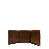 George Men's Trifold Wallet Brown Stylish Durable Leather with Multiple ...