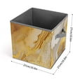 10.6in Folding Storage Box Solid Material Handle On Both Sides For Easy ...