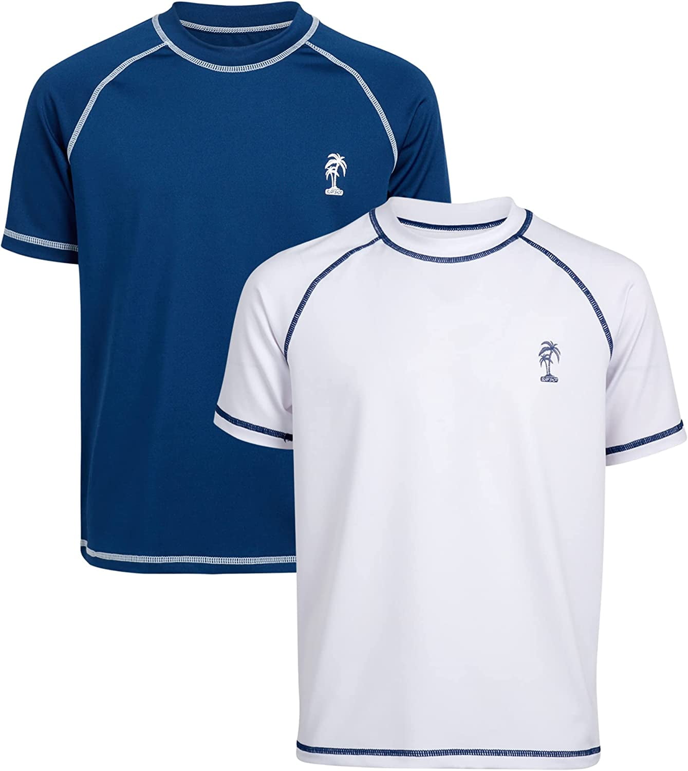 iXtreme Boys' Rash Guard – 2 Pack UPF 50+ Quick Dry Sun and Sand ...