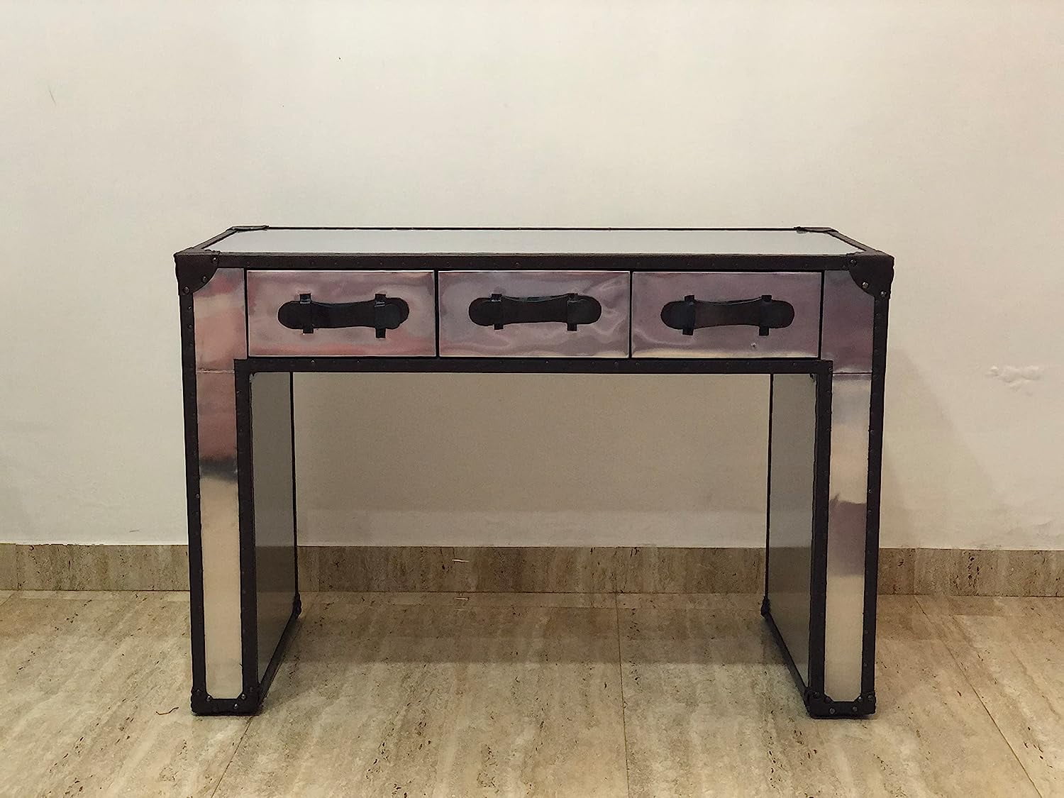 NauticalMart Aluminium Aviation Modern Style Console Desk Furniture w ...