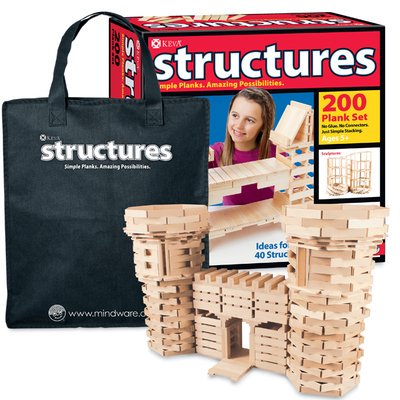 MindWare KEVA Structures 600 Planks - Free-Form 3D Building kit for ...
