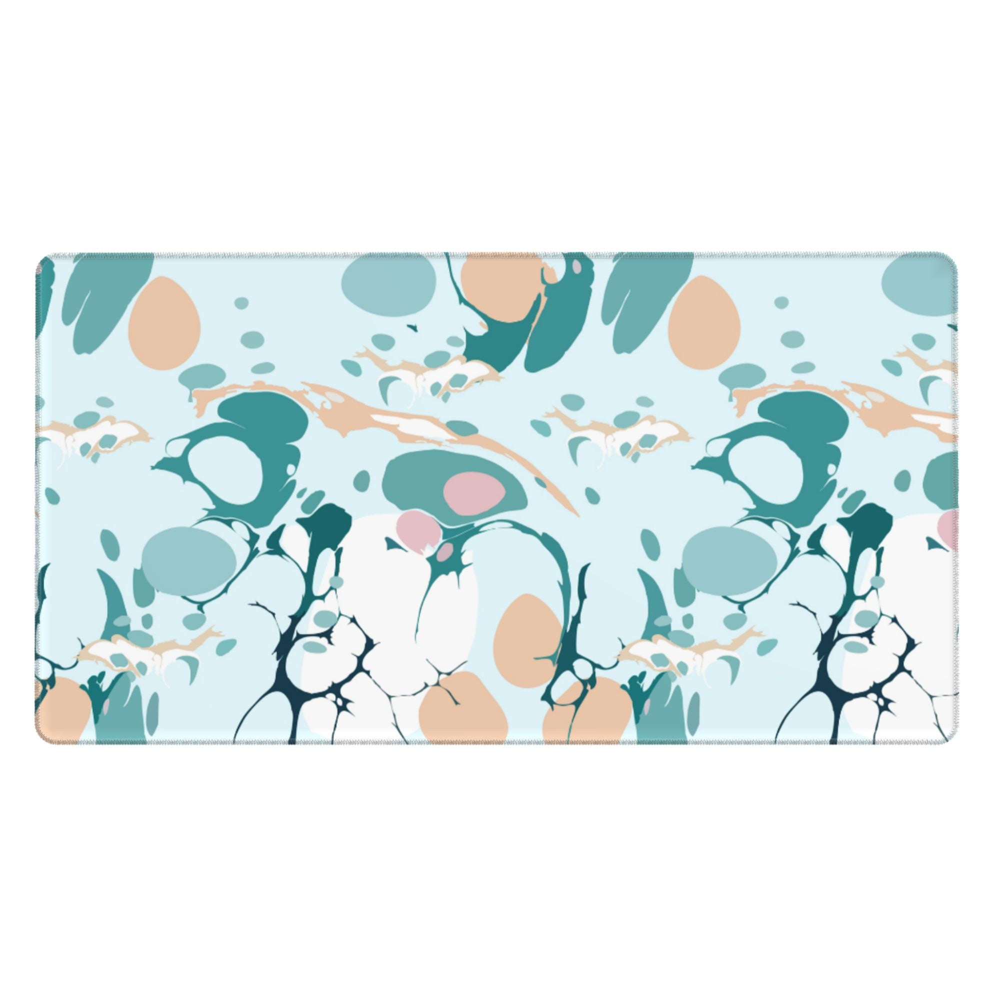 ZICANCN Gaming Mouse Pad, Abstract Blue Texture Large Mouse Mat Desk ...