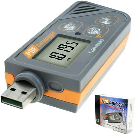 Bmatwk Digital USB Humidity Temperature Barometric Pressure Data Logger ...
