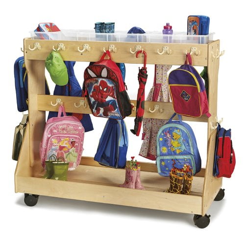 Jonti-Craft Backpack Double Sided Cubby with Trays - Walmart.com ...