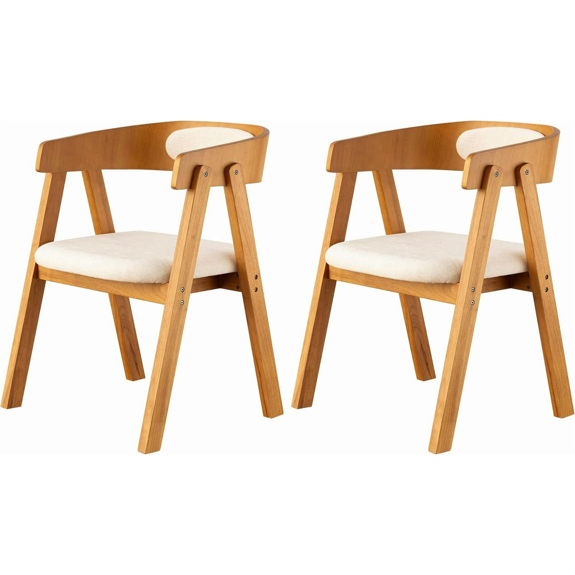 Click here for Anhdah Set Of 2 Modern Farmhouse Dining Chairs Wit... prices