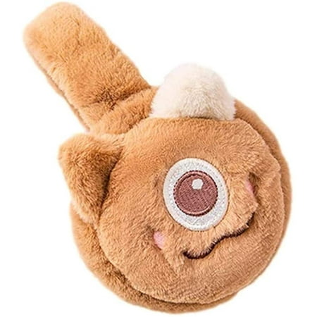 Ear Cover Foldable Furry Ear Warmers Winter Effectively Keep Your Ears ...