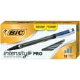 BIC Intensity Permanent Marker Pen, .5mm, Fine, Blue, Dozen - Walmart.com
