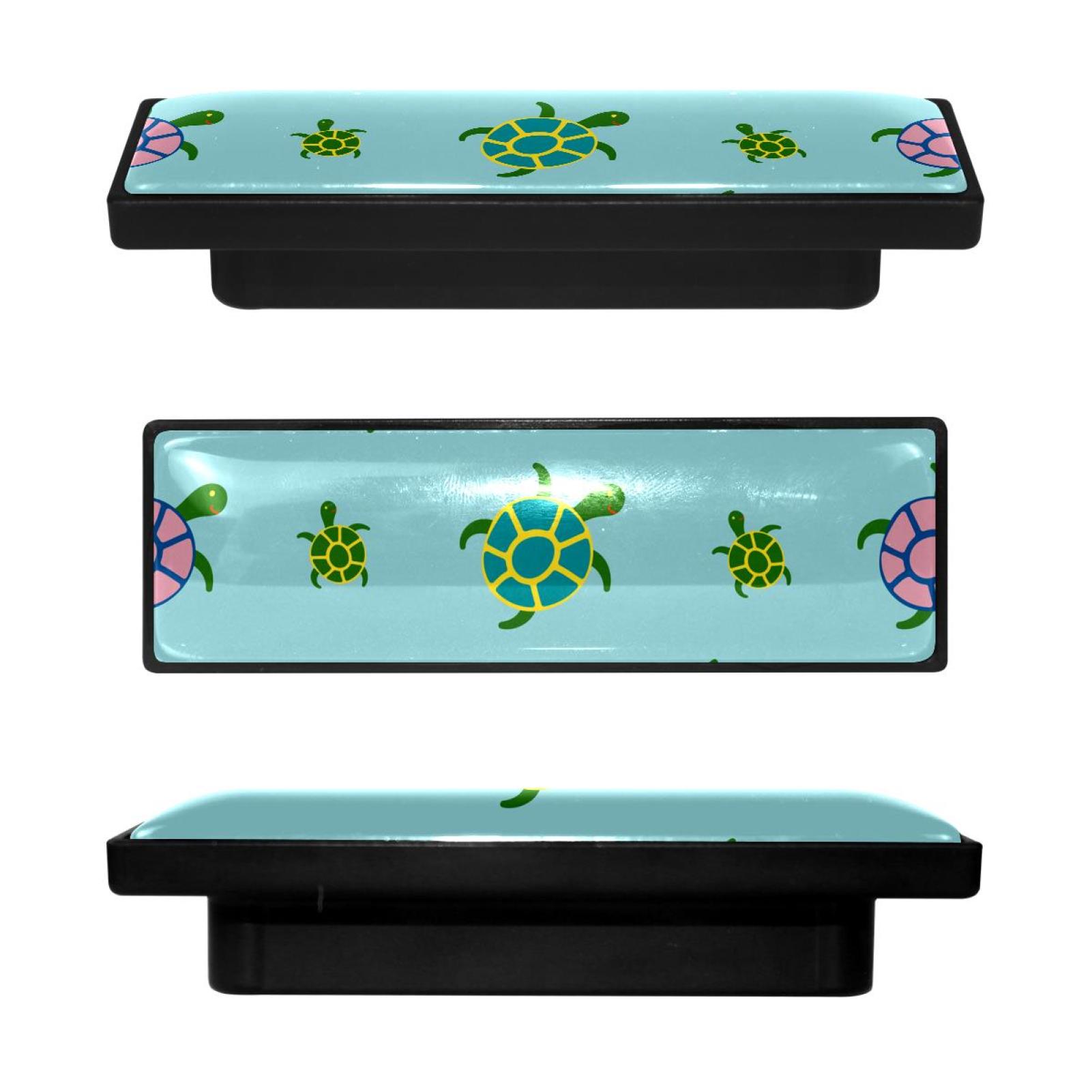 4 Pcs Rectangle Cabinet Handle Cupboard Knob Drawer Pulls Handle Boho ...