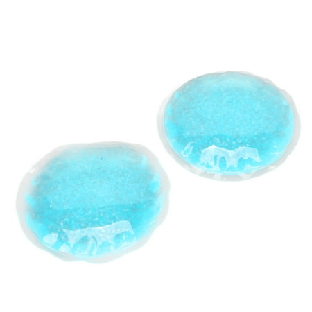 Ice Gel Eye Pad, 1 Pair Safe Blue Cold Compress Fatigue Relief Cooling ...