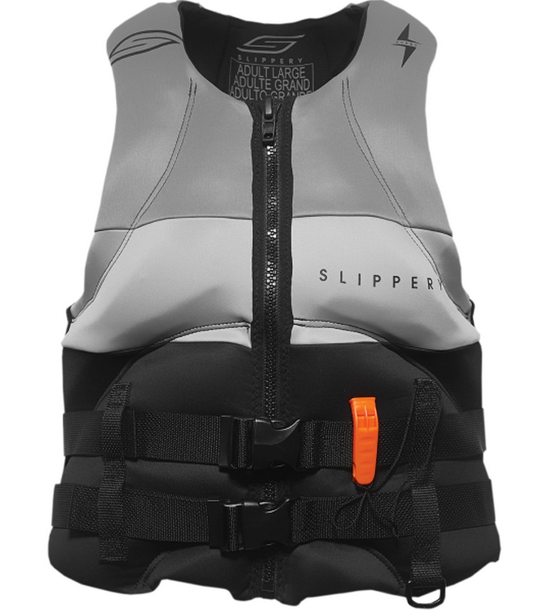 Slippery Surge Neo Mens Life Vest Black/Charcoal MD - Walmart.com