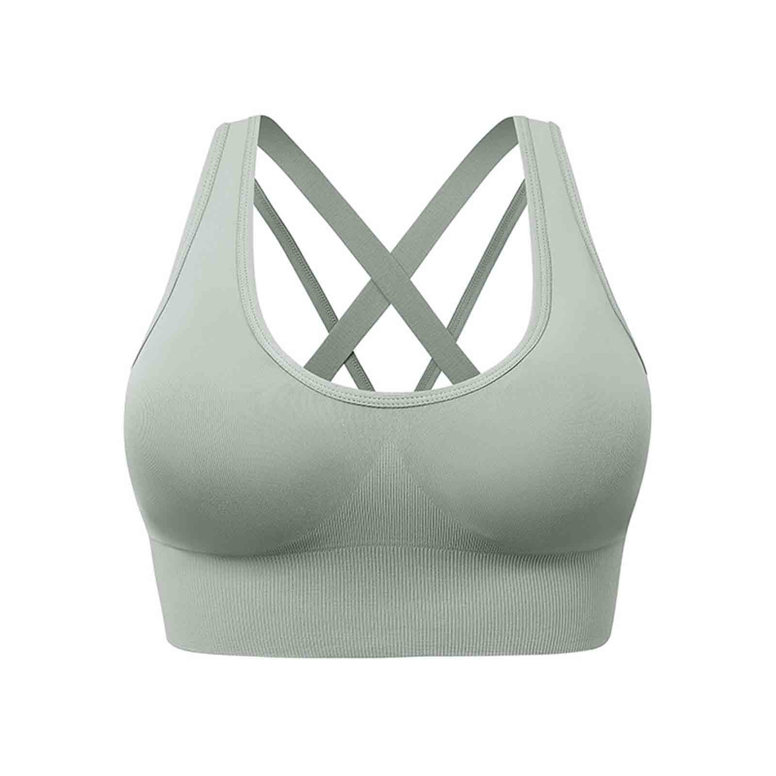 Click here for Tumotour Sports Bra For Women No Underwire Criss-C... prices