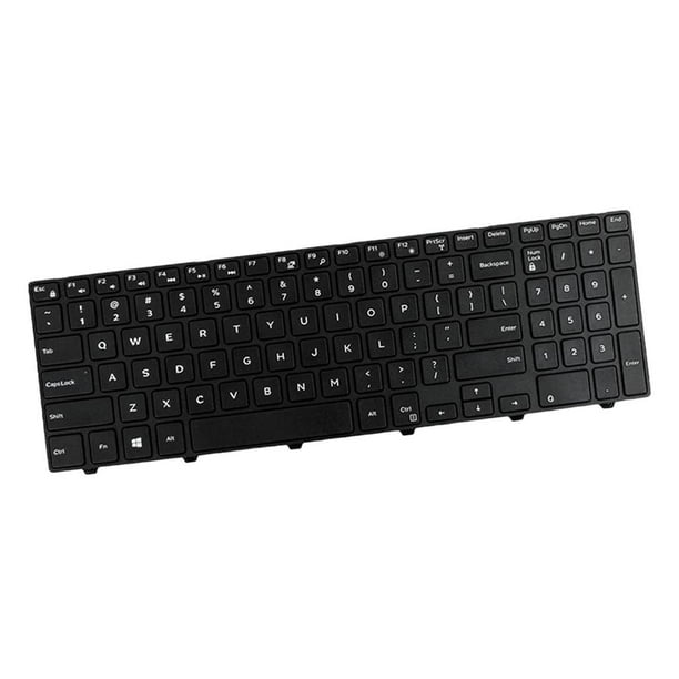 Teclado de diseño en inglés Perfke para 5551 5557 Teclado de laptop en ...