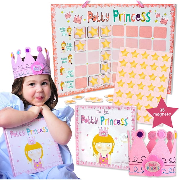 Tickle & Main, Princess Potty Training Gift Set with Book, Potty Chart ...