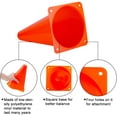 Fabulas Sports Soccer Cones, 7'', Pack of 24, Colorful, Plastic Safety ...