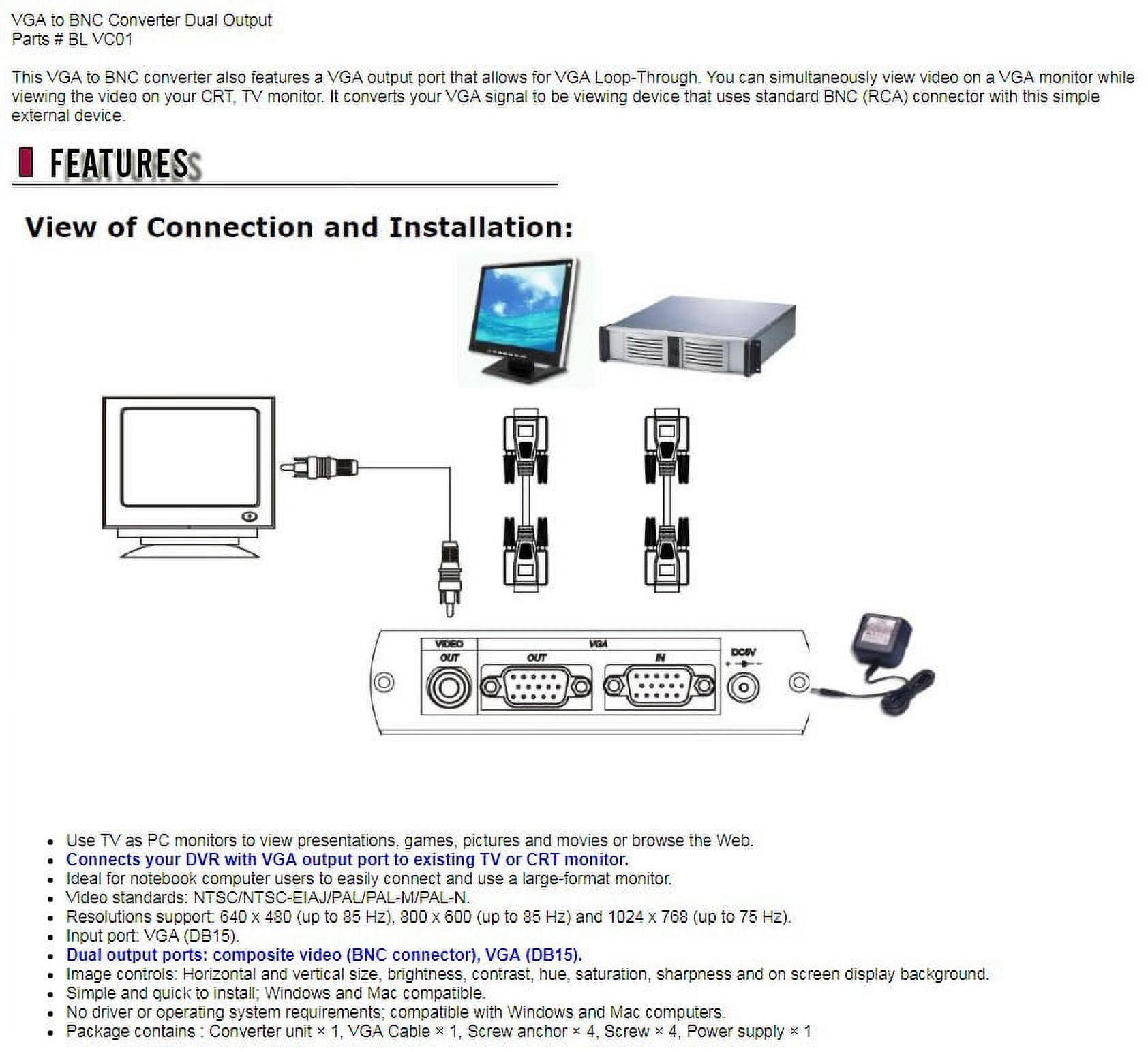 Vga To Composite Diagram