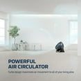 7" Circultor Portble Turbo Fn, 3 Speed djustble Desk fn Powers Cool ...