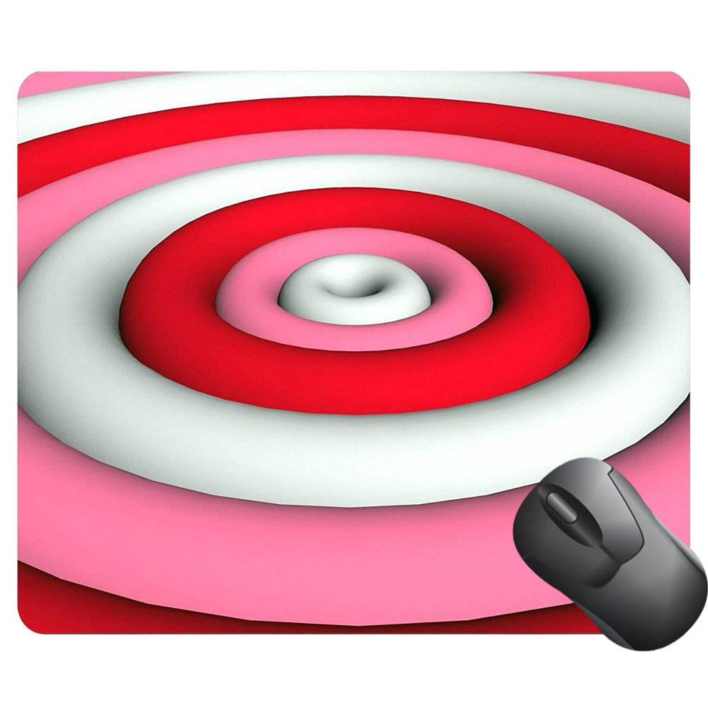POPCreation 3D Funky pink rings Mouse pads Gaming Mouse Pad 9.84x7.87 ...