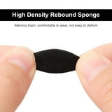 50pcs Black Soft Sponge Earpads, Replacement Earbuds 18 x 5mm for Round ...