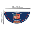 17.72" x 35.43" 250th Anniversary Patriotic Bunting Flag, Red White ...