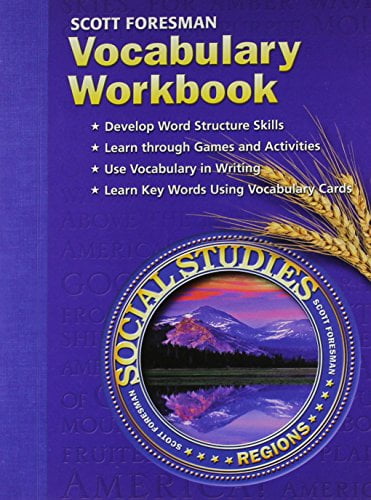 Pre-Owned Scott Foresman Social Studies: Regions- Vocabulary Workbook ...
