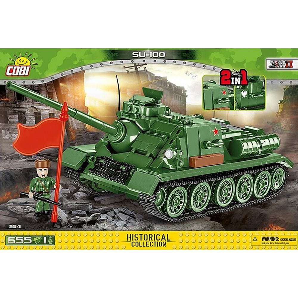 COBI TOYS #2541 SU-100 Tank Building Set New Factory Sealed! - Walmart ...