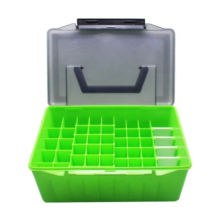 Peggybuy 52 Compartments Fishing Lures Box Plastic Bait Storage ...