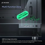 Okinos Aqua 3 ARGB Tempered Glass Micro ATX Mini-Tower Computer Case ...