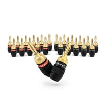 Deadbolt Banana Plugs - Female Wall Connector for Electrical and Audio ...