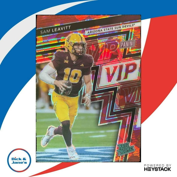 2025 Panini NSCC VIP Gold Packs Sam Leavitt Red Sparkle 53/99 Rated ...